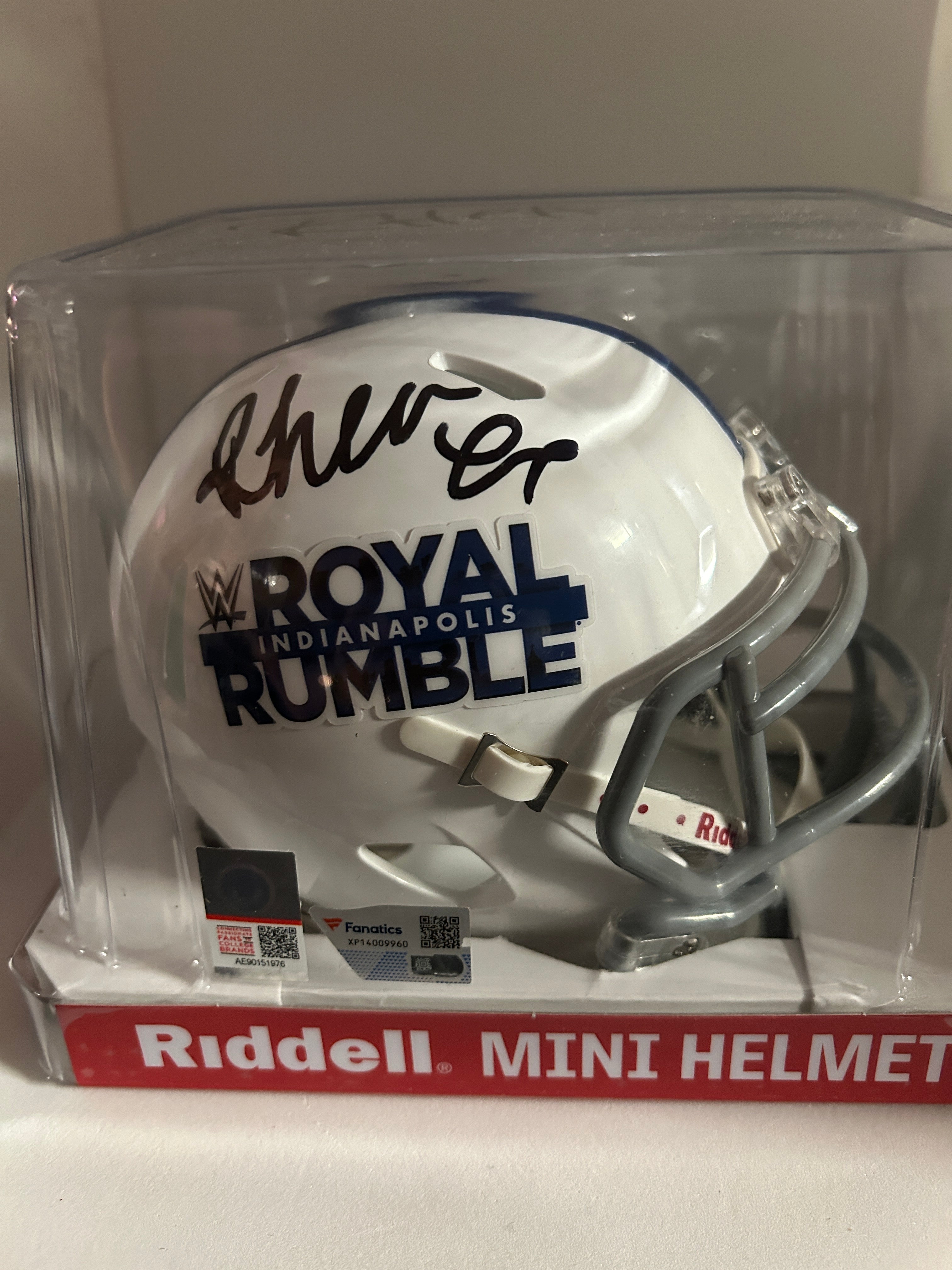 Rhea Ripley Autogroph Helmet – Joe Murray Media